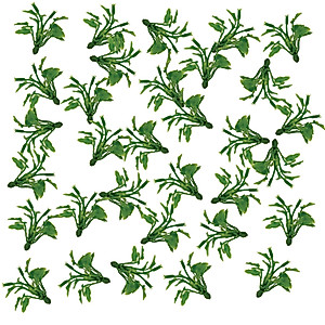 OrgMemory 200 Pcs Mini Model Grass, Model Scenery Kit for School Project Model Mini Flower Plants Flowers Architecture Flower Model Scenery DIY Miniature Colorful Flower