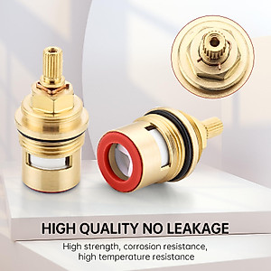 Faucet Cartridge Replacement for Kohler 1000188, Ceramic Valve Faucet Replacement Parts use in Deck Faucets with 3/4 inch Valves (Hot Cartridge 1000188)