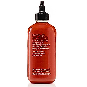 Weak Knees Gochujang Sriracha Hot Sauce | 10.5 oz Easy Squeeze Bottle | Classic Sriracha Chili Sauce mixed with Korean Gochujang Chili Paste | Foodie Gifts, Hot Sauce Gifts, Gifts for Men