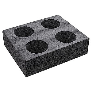 2pcs Knitted Cotton Cup Holder Foam Cup Carrier Takeout Packing Supply Takeout Cup Carrier Coffee Drinks Takeout 4-Cup Tray epe Foam Composite Pearl Cotton Coffee Cup re-usable