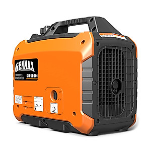 GENMAX Portable Inverter Generator, 2000W Ultra Quiet Gas Engine, EPA Compliant, Eco Mode Function, Ultra Light, Suitable for Backup Home and Camping(GM2000i)