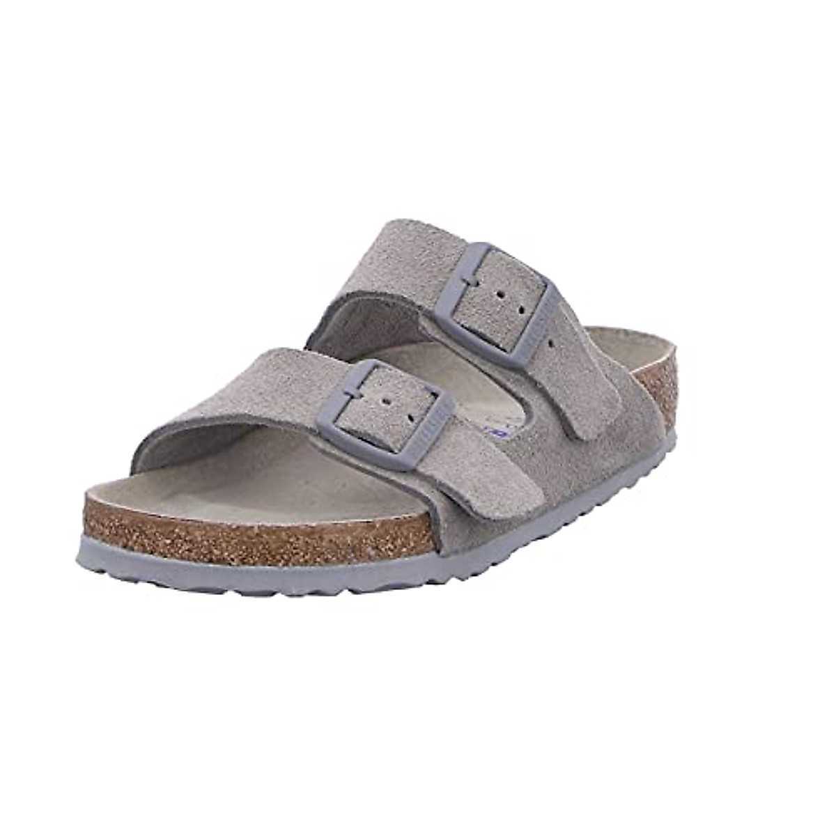 BIRKENSTOCK Unisex's Slides, Gray, 42 EU