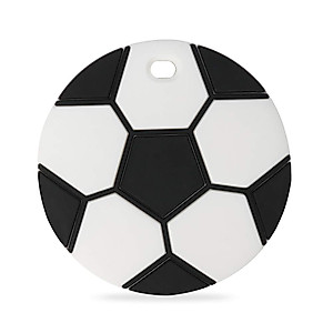 AmazingM Sports Sensory Chew Teether for Boys and Girls,Food Grade Silicone Safety Chewy Teething Toys for Kids with Autism, ADHD,Oral Motor,Teething,Biting Needs (Soccer)