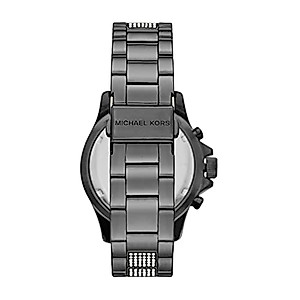 Michael Kors Women's Everest Quartz Watch with Stainless Steel Strap, Gunmetal, 22 (Model: MK6974)