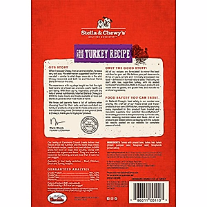 Stella & Chewy's Freeze-Dried Raw Carnivore Crunch Cage-Free Turkey Recipe Dog Treats – 3.25 oz. Bag