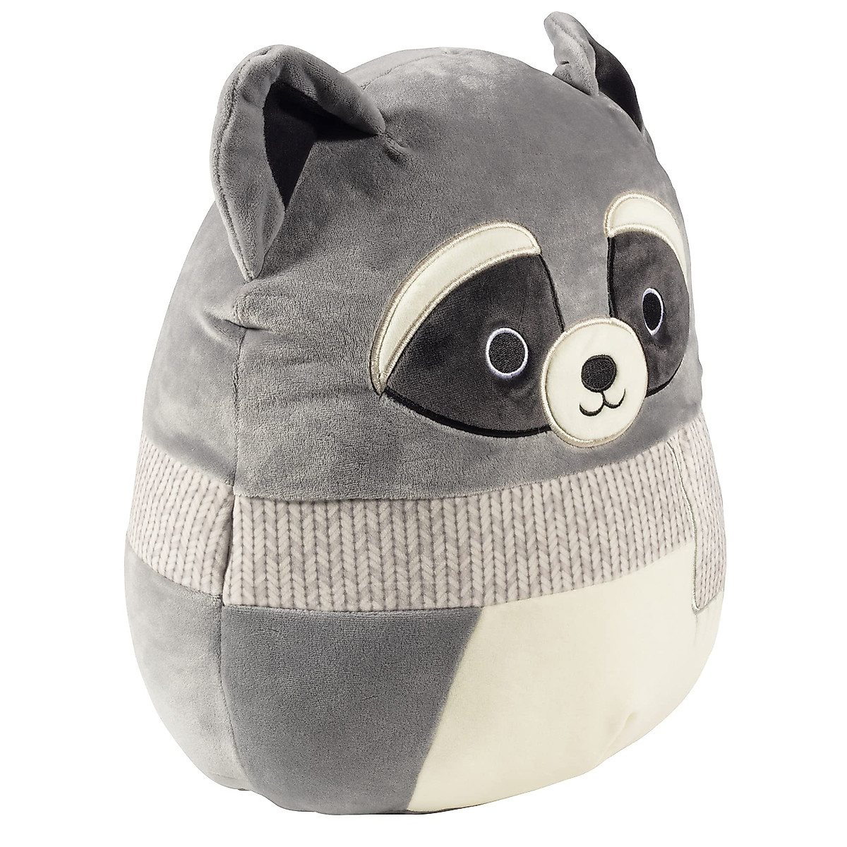 Squishmallows Original 12-Inch Rocky The Raccoon - Official Jazwares Plush - Collectible Soft & Squishy Raccoon Stuffed Animal Toy - Add to Your Squad - Gift for Kids, Girls & Boys