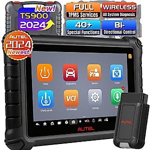 Autel MaxiTPMS TS900 TPMS Programming Tool Sensor Programmer Vehicle Diagnostic Scan Tool OBD2 Code Reader Full TPMS Functions Same as MX900 TS Upgraded from TS608 MaxiCOM MK808TS MX808TS MP808S
