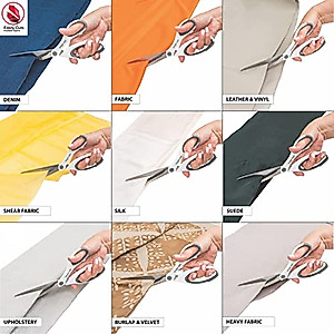 SINGER Fabric Scissors, 9.5" Dressmaker Shears with Comfort Grip Handles