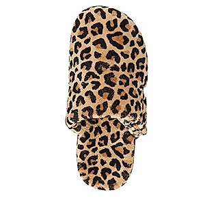 Vionic Gemma - Orthaheel Orthotic Slipper Natural Leopard - 9 Medium
