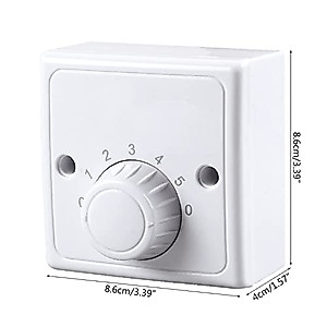 Song Zhi Store 2022 New 5 Speeds Variable Fan Speed Control Suitable Fit for Most Brand Electric Ceiling Fan