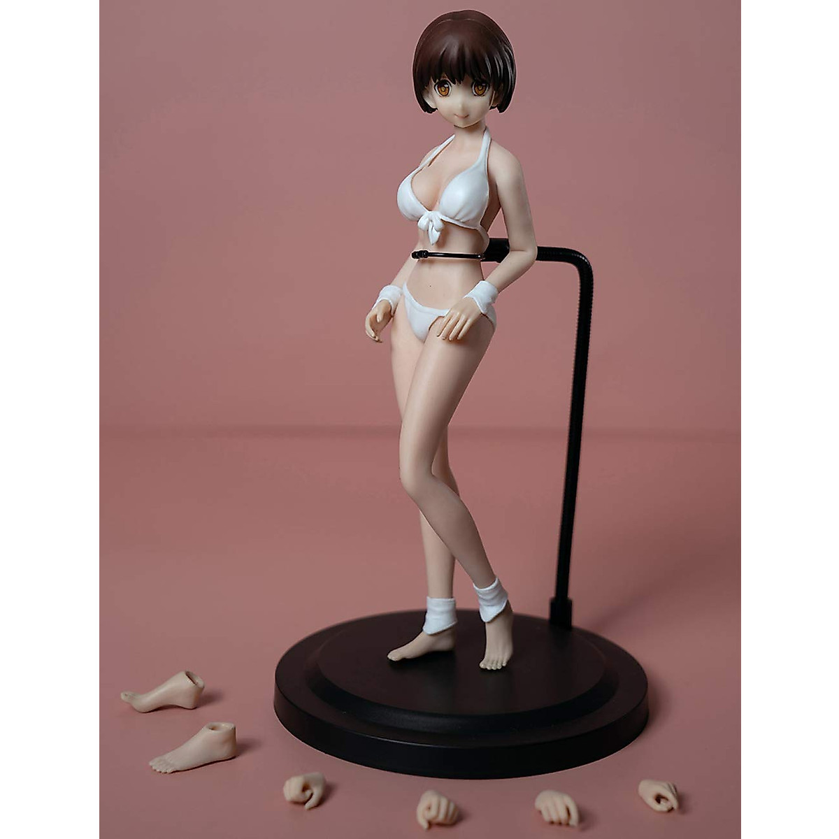 HiPlay TBLeague 1/12 Scale 6 inch Female Super Flexible Seamless Figure Body, Anime Style, Large Bust, Minature Collectible Action Figures T02B(Suntan)