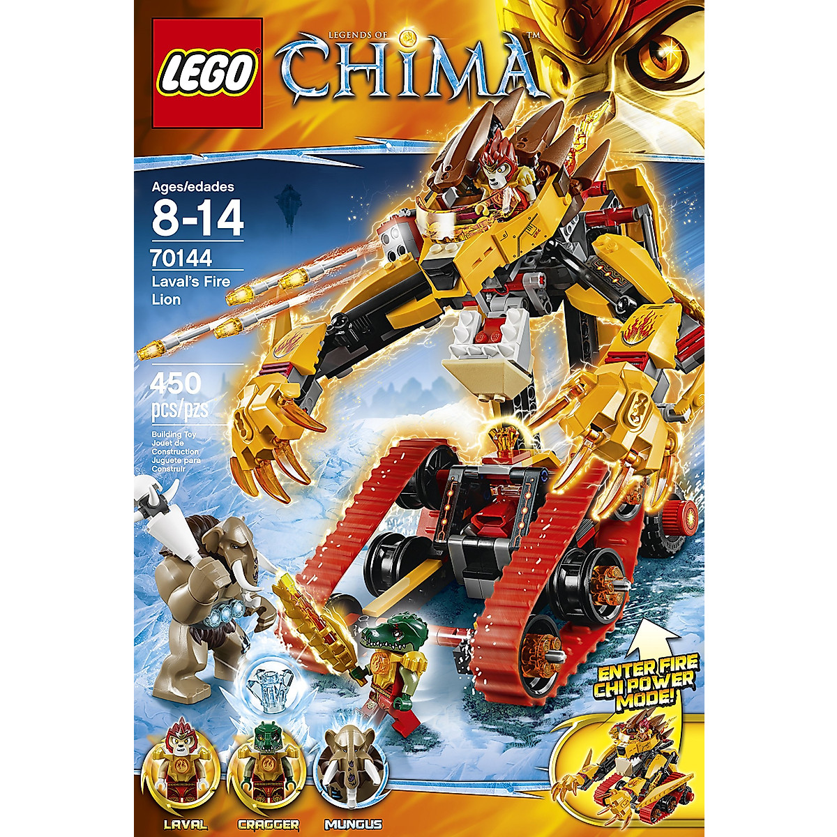 LEGO Chima 70144 Laval's Fire Lion Building Toy