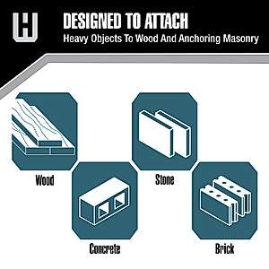 Workshop Hardware 95 Piece Fastener Assortment Kit, Galvanized Flanged Head Lag Screw Assortment Set, 1/4 & 5/16 Diameters, Gray, Stainless Steel