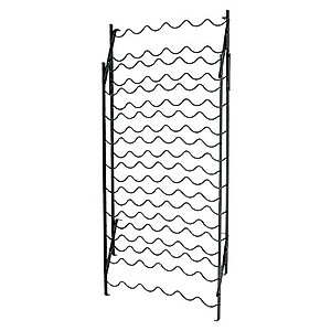 Oenophilia Alexander Wine Rack - 60 Bottle, Sturdy Metal Construction, Wobble-Free, Extra Large Standing and Wall Mount Wine Holder Storage, Measures 39.5" H x 22.5" W x 8" D