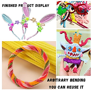 Pipe Cleaners Craft Bulk,Kids Toys & Games,Christmas Gifts,Arts Crafts,Chenille Stems Art Supplies for Projects Creative DIY Room Decor,Christmas Decorations,Juegos Para Niños Fidget Toys for Ages 5-7