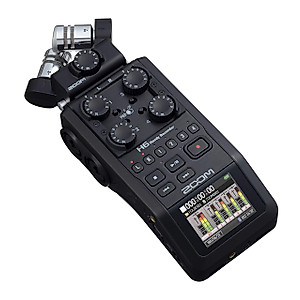 H6 All Black Handheld Recorder (Renewed)
