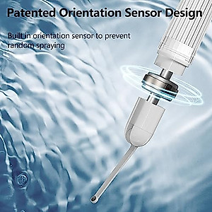 Portable Bidet, Travel Bidet with Orientation Sensor, morpilot Handheld Electric Mini Bidet Sprayer for Personal Hygiene Cleaning/Postpartum Care, Travel Bag, IPX6 Waterproof