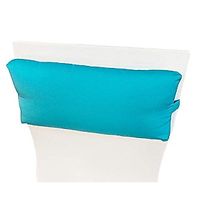 Sunbrella Headrest Pillow -fits Ledge Lounger (Aruba (Turquoise))