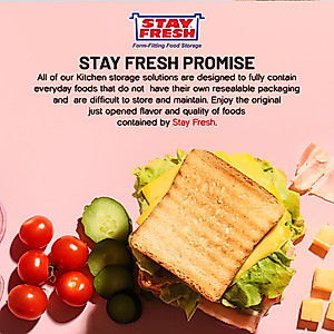 American Cheese Slice Storage Container - Stay Fresh Clear Plastic Cheese Slice Holder that is Dishwasher Safe, BPA Free. Air tight Cheese Container for your Pantry, Counter, Refrigerator