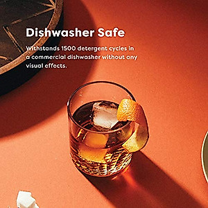 TOSSWARE RESERVE 10oz Stacking Old Fashioned, SET OF 24, Premium Quality, Tritan Dishwasher Safe & Heat Resistant Unbreakable Plastic Old Fashioned Glasses, Clear