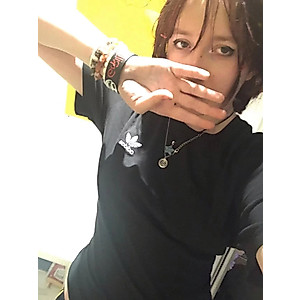 Yuoos Beach Punk Necklace Set Indie Stuff Natural Star Shape Stone Choker Gothic Y2K Swirl Pendant Necklace for Women Summer