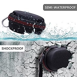 LTGEM Hard Storage Earbud Case for Beats Studio Buds True Wireless Noise Cancelling Earbuds or Sony WF-1000XM4 Industry Leading Noise Canceling Truly Wireless Earbud Headphones - Black