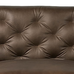 POLY & BARK Essex Furniture, 89 inches, Cocoa Brown
