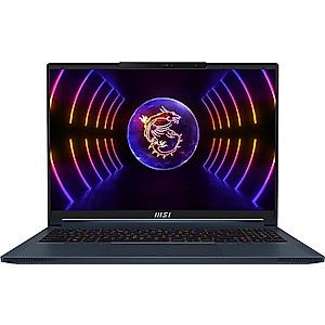 MSI 2023 Stealth 16" 144hz FHD+ Gaming Laptop,13th Gen Intel Core i7-13620H, NVIDIA GeForce RTX 4070, 64GB DDR5 RAM, 4TB SSD, Thunderbolt 4, Windows 11, Blue