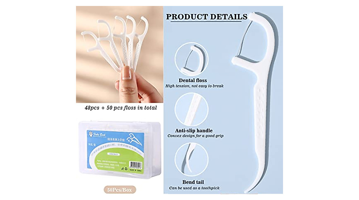 Portable Floss Pick Dispenser - Travel Essentials