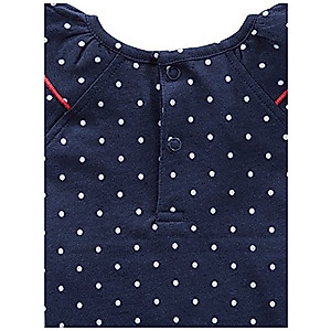 Simple Joys by Carter's Baby Girls' 4-Piece Playwear Set, Navy/Red, Dots/Stripe/Bird, 18 Months