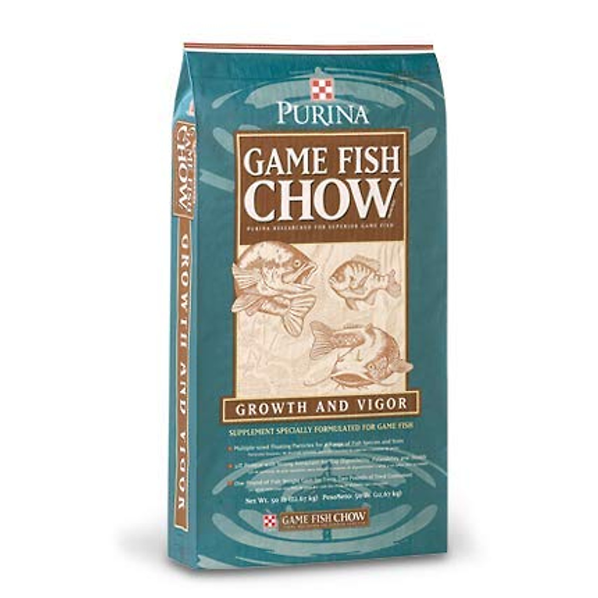 Purina Mills Game Fish Chow 50 lb Food, 1 Pack, One Size