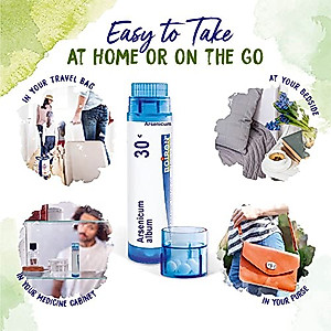 Boiron Arsenicum Album 30C Homeopathic Medicine for Relief from Diarrhea, Nausea, Vomiting, Cramps, and Traveler's Diarrhea, 80 Count - 3 Count (Pack of 1)