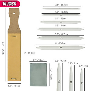 Mr. Pen- Blending Stump, 14 Pack with Art Eraser, Blending Stumps for Drawing, Shading Pencils for Sketching, Blending Pencil, Blending Sticks for Drawing, Blending Tool, Blending Tools for Drawing