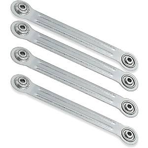 4 PK Glider Bearing Arm 9" Length, 7 1/2" Hole to Hole Rocker Repair Parts Hardware Kit Replacement (9 Inches Long)