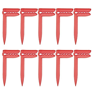 Yoetaun 10Pcs Beach Towel Clip Plastics Camping Mat Clip Outdoor Clothes Peg Plastics Picnics Pad Clamps Clothes Tent Clip