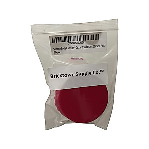 Silicone Soda Can Lids – Can Covers – Can Caps – Can Topper – Can Saver – Can Stopper – Fits standard soda cans (2 Pack, Pink)