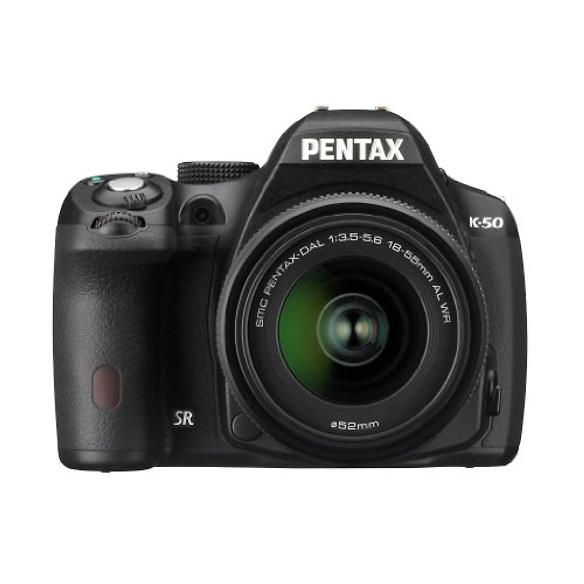 Pentax K-50 16MP Digital SLR Camera Kit with DA L 18-55mm WR f3.5-5.6 and 50-200mm WR Lenses (Black)