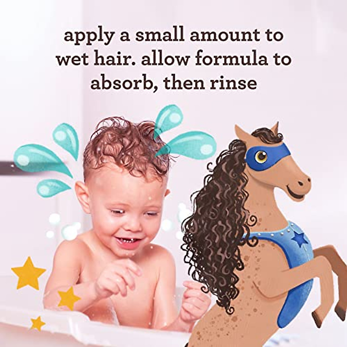 Aveeno Kids Curly Hair Conditioner, Hydrating Conditioner, Kids Curly Hair Products, Oat Extract & Shea Butter, Gentle Scent, 12 fl. oz (Pack of 1)
