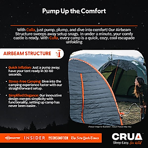 Crua Culla Maxx Temperature Regulating Inner Tent - Keeps You Warm in The Winter and Cool in The Summer - Fits in Most Tents and Camp cots