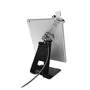 Universal Tablet Holder - CTA Universal Anti-Theft Security Grip Holder with Metal Stand for Tablets iPad 10.2" (7th/ 8th/ 9th Generation), & Other 7–10" Tablets (PAD-UATGS)