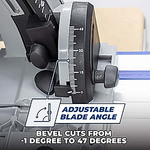 Kreg ACS2000 Adaptive Cutting System, Saw & Guide Track Kit - Circular Saw with Guide Rail System - Aluminum Saw Guide Track - Carpenter Tools