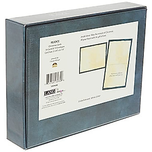 LANG "Rejoice" Christmas Cards by Susan Winget, 18 Cards with 19 Envelopes and Beautiful Artwork, Perfect for Sharing Warm Wishes this Holiday Season, 5.38" x 6.88" (1004686)