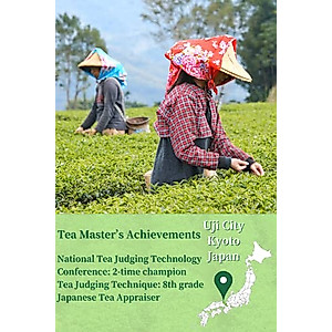 BJDesign Matcha Latte Powder “HAJIME” Sweetened Matcha Green Tea Powder - Authentic Japanese Origin - Non MSG, Non GMO, Vegan, Gluten Free (5.3 Ounce)