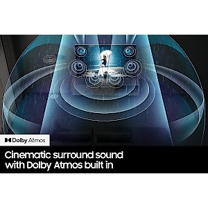 SAMSUNG 55-Inch Class QLED Q80B Series - 4K UHD Direct Full Array Quantum HDR 8X Smart TV with Alexa Built-in (QN55Q80BAFXZA, 2022 Model)