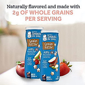 Gerber Baby Snacks Puffs, Sweet Potato, 1.48 Ounce (Pack of 6)