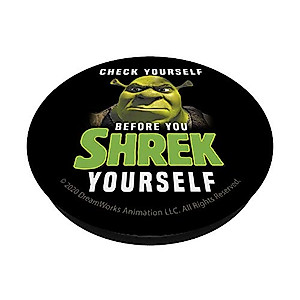 Shrek Check Yourself Before You Shrek Yourself PopSockets PopGrip: Swappable Grip for Phones & Tablets