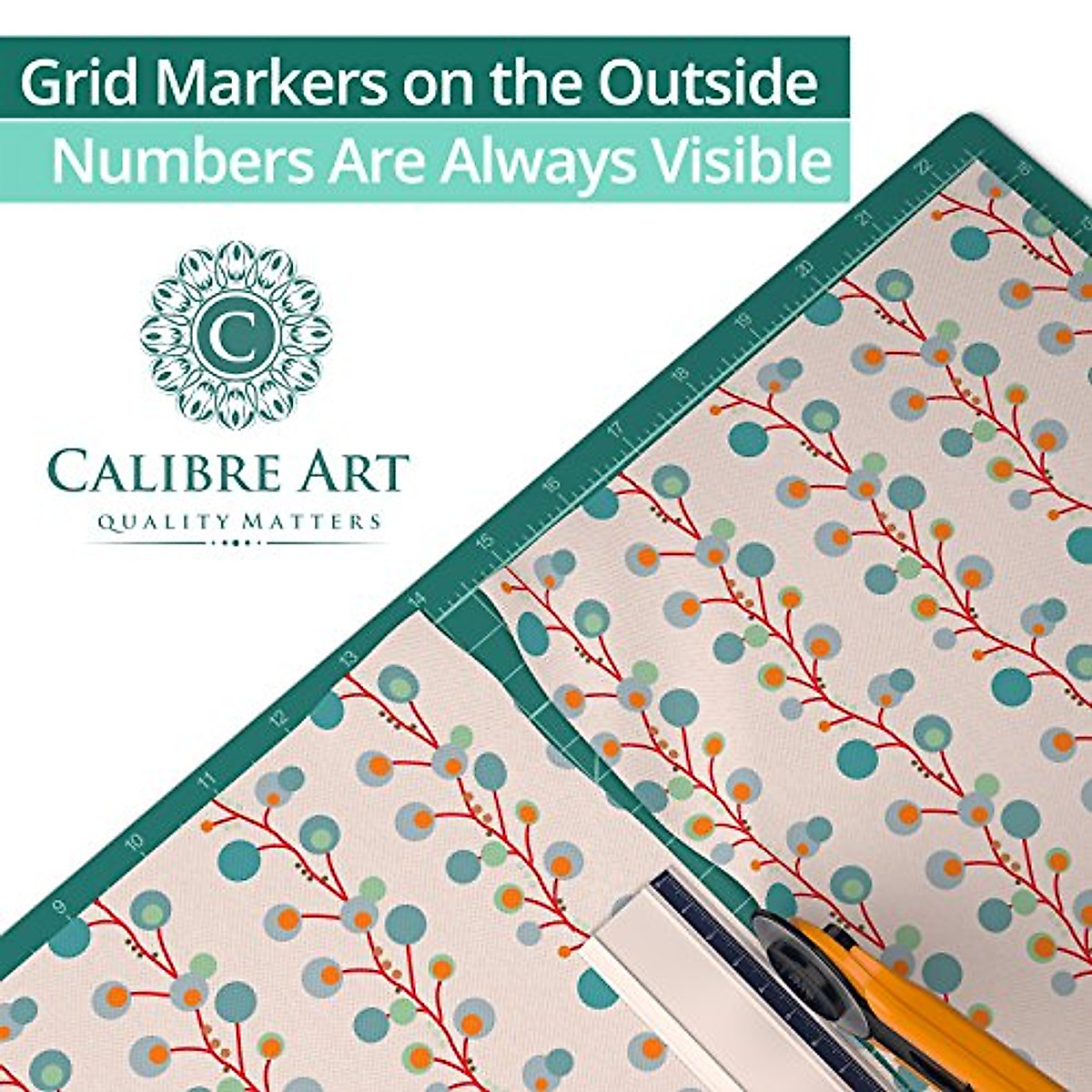 Self Healing Rotary Cutting Mat, Full 24x36, Best for Quilting Sewing | Warp-Proof & Odorless (Not From China)