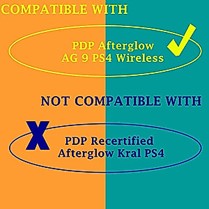 TaiZiChangQin Upgrade Ear Pads Ear Cushions Mic Foam Replacement Compatible with PDP Afterglow AG 9 AG9 PS4 Wireless Headphone (Black Fabric Earpads)