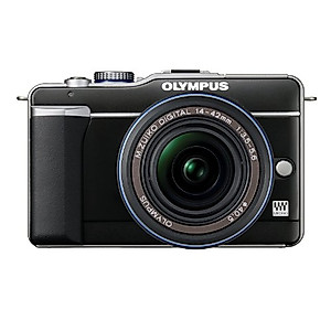Olympus PEN E-PL1 12.3MP Live MOS Micro Four Thirds Interchangeable Lens Digital Camera with 14-42mm f/3.5-5.6 Zuiko Digital Zoom Lens & Olympus M.Zuiko Digital ED 40-150mm f/4.0-5.6 Lens (Black)