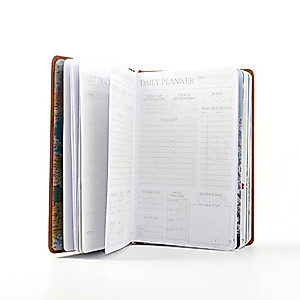 EcuaTerra Undated Daily Planner 2023-2024 - Productivity Agenda 2023-2024, Habit Tracker, Work Planner Organizer Notebook, to Do List Notebook, Gratitude & Goals Journal, Inspiring Quotes